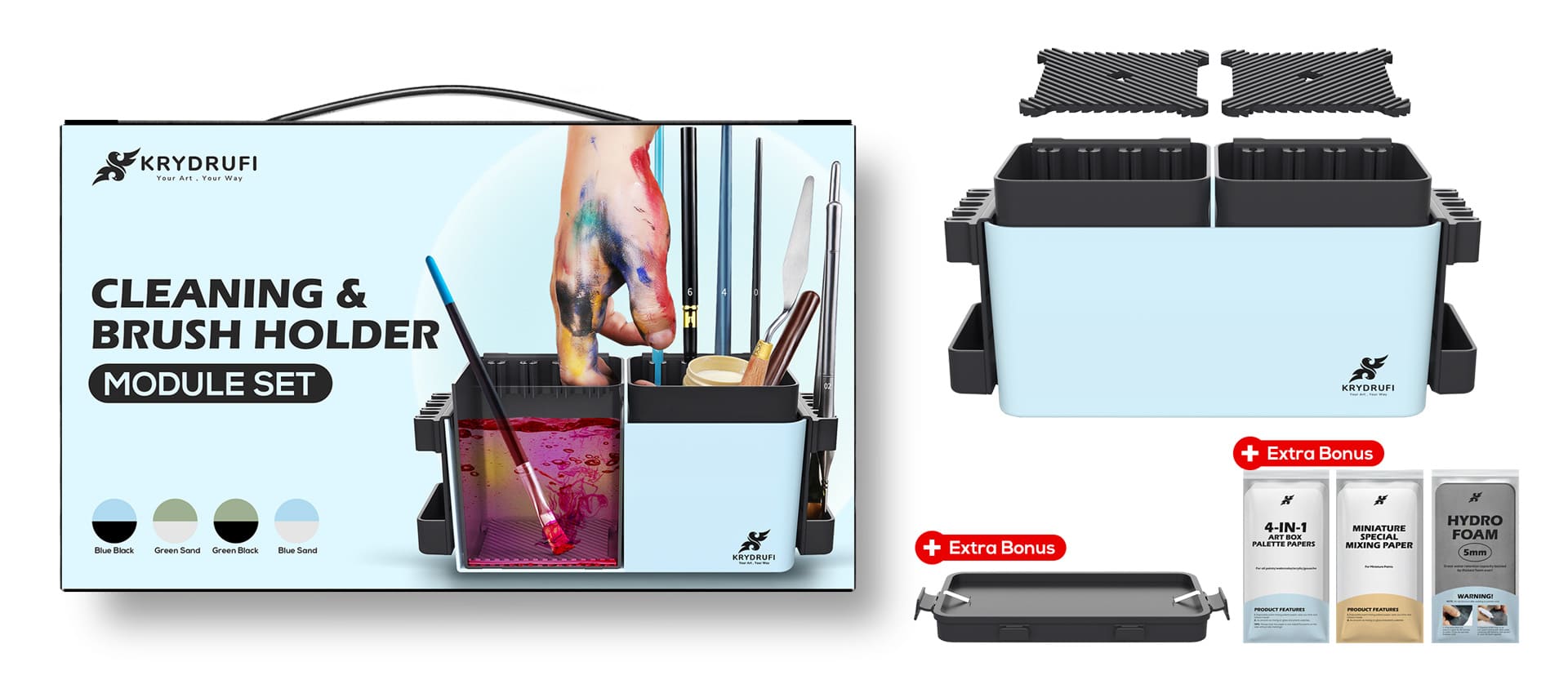 KRYDRUFI - Your ultimate all-in-one mobile battle painting station