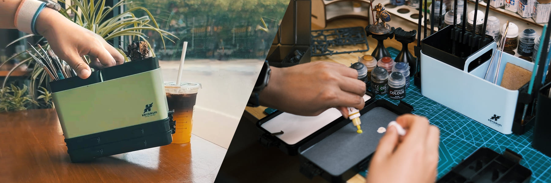 KRYDRUFI All-in-One Modular Portable Painting Station – KRYDRUFI - North America