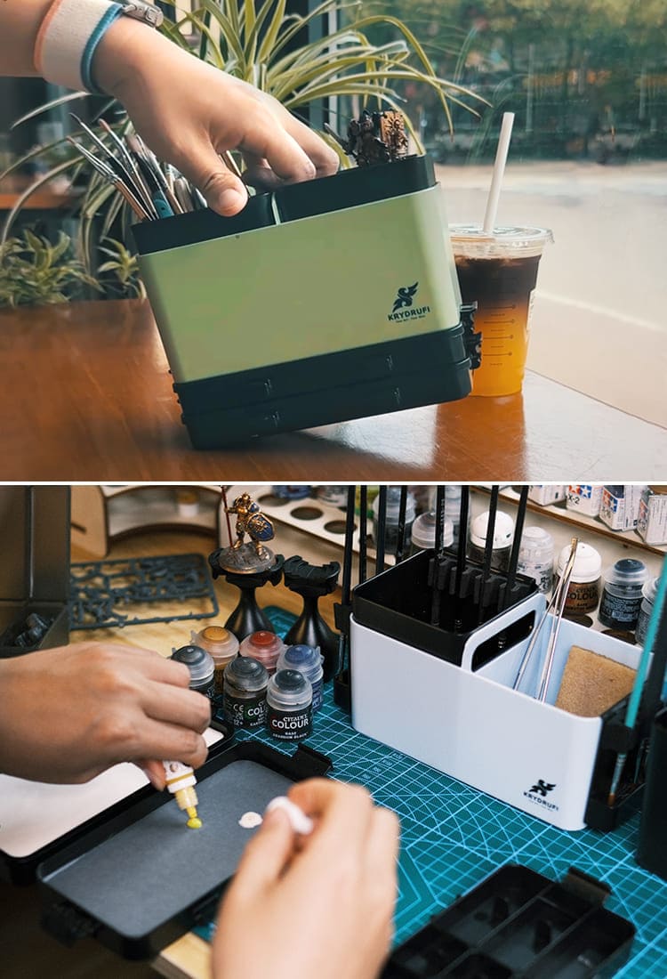 KRYDRUFI All-in-One Modular Portable Painting Station – KRYDRUFI - North America