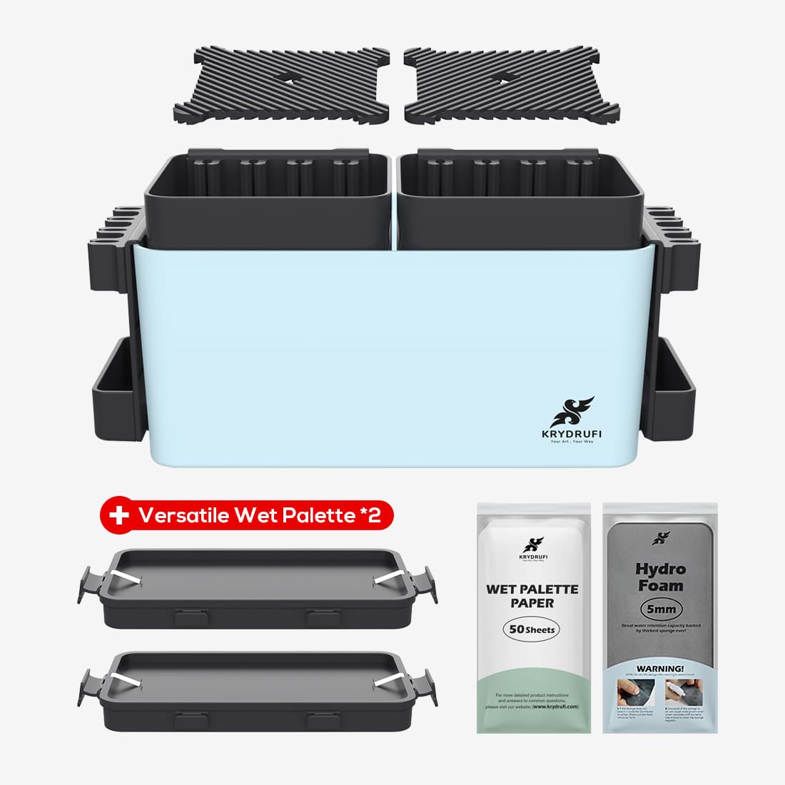 KRYDRUFI All-in-One Modular Art Box – KRYDRUFI - North America